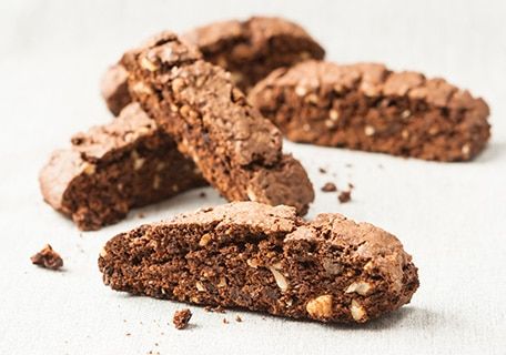 Rebanadas de almendra con chocolate - Ana Monterrey